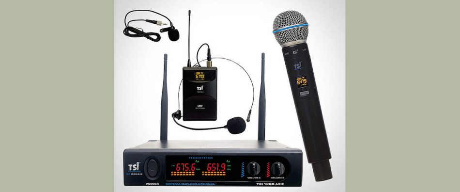 Conheça o sistema de microfone TSI-1200-CLI-UHF da TSI | Música & Mercado