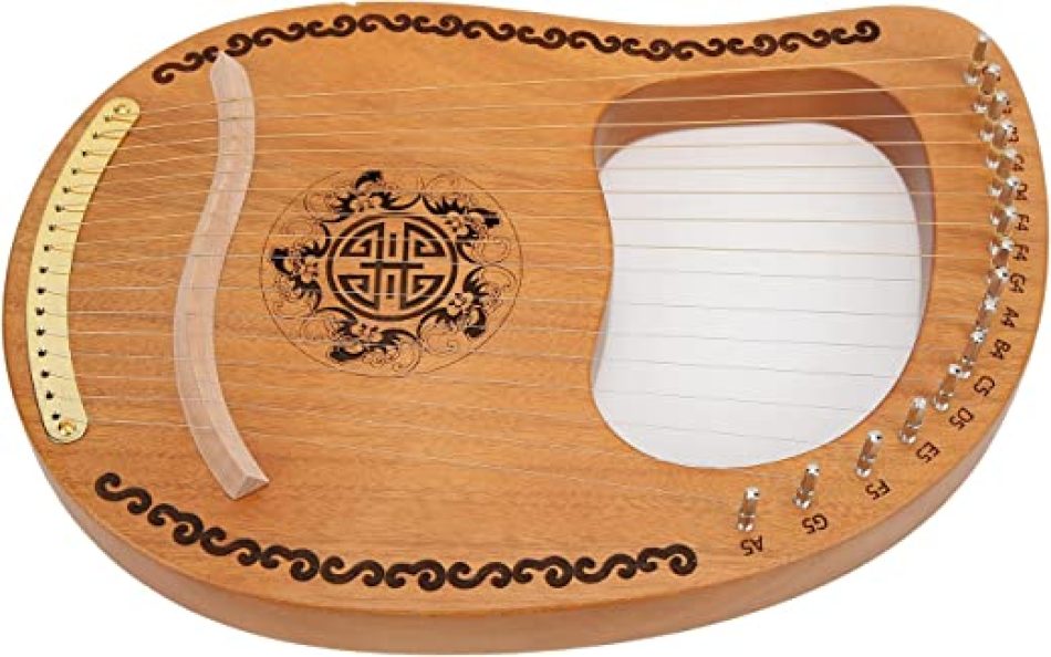 Harpas de melodia, som puro, 16 cordas de aço, instrumento de harpa ...