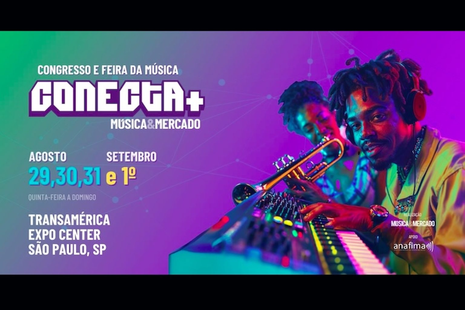 Feira Conecta+: Áudio, instrumentos e muita iluminação com mais ...